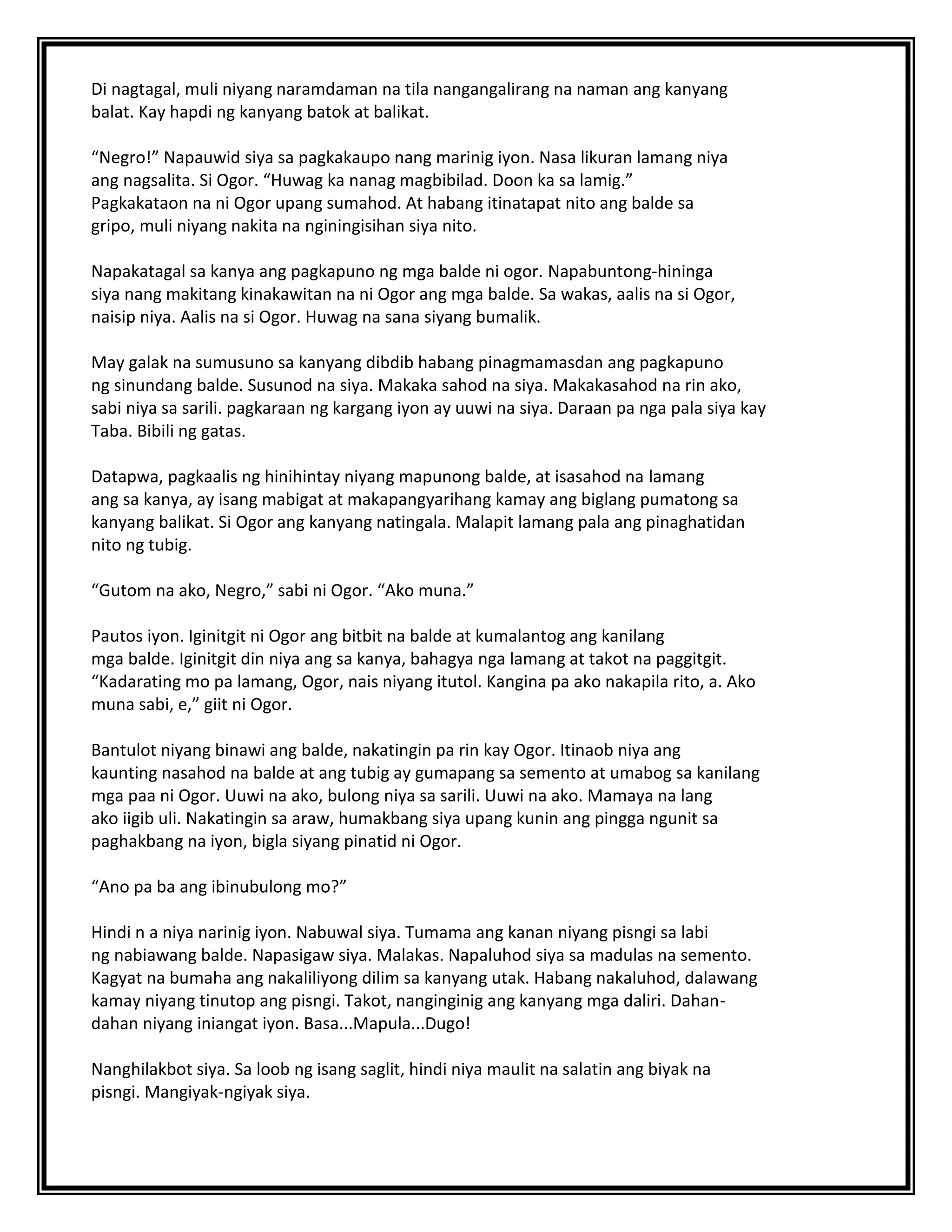 Mga Kwentong Bayan at Tula - Grade 7 | DOCX