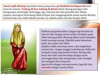 Batasan aurat | PPTX