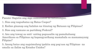 Batas Cooper (Philippine Organic Act of 1902.pptx