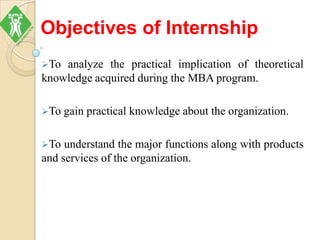 MBA Internship.ppt