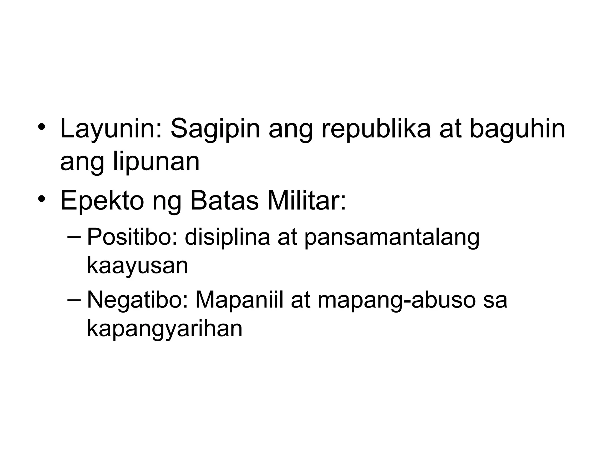 Batas Militar Lesson for Grade 6 AP6.ppt