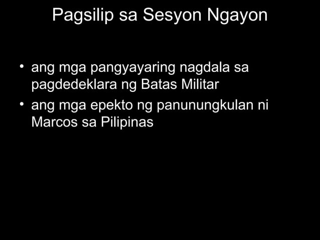 Batas Militar Lesson for Grade 6 AP6.ppt