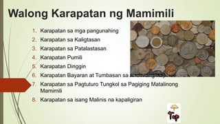 Batas na Nangangalaga sa Kapakanan ng mga Mamimili | PPTX