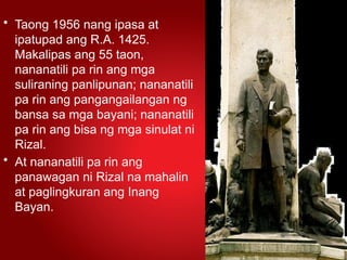 Republic Act 1425 (Batas Rizal): History, Controversies, and Impact on ...