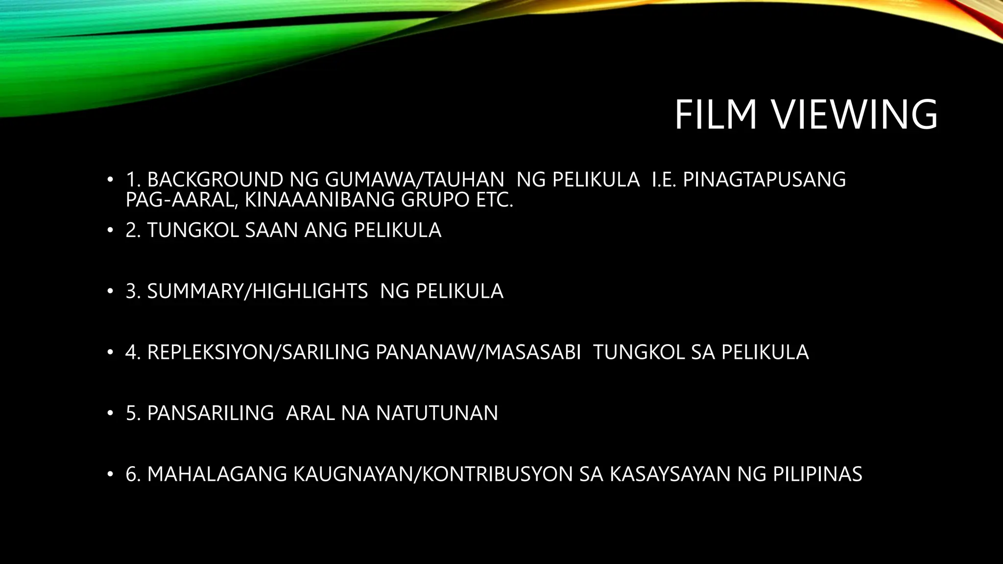 BATAYANG EDUKASYON 04-BATAYAN SA PAG-UULAT AT FILM VIEWING.pptx