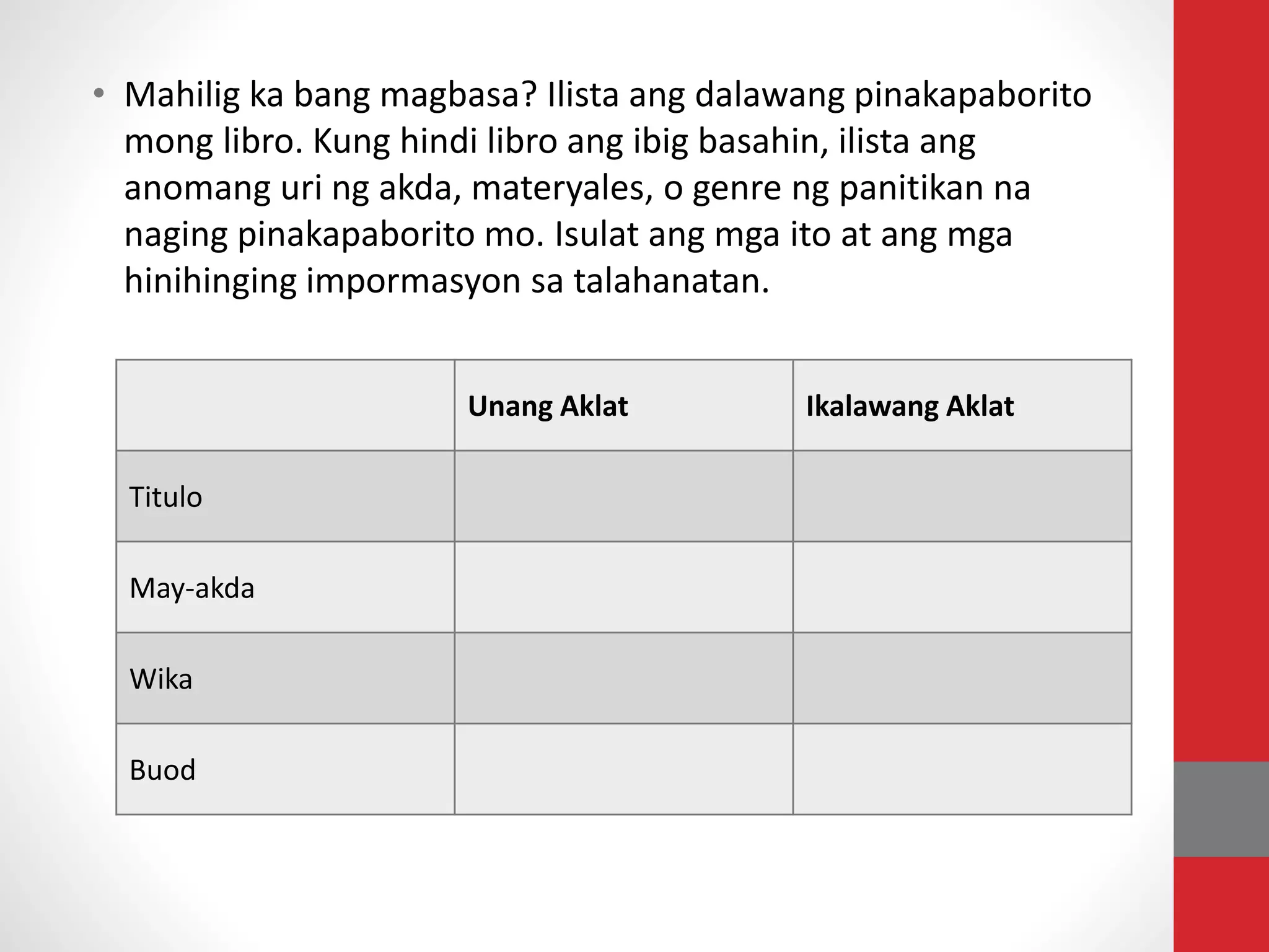 Batayang kaalaman sa mapanuring pagbasa | PPTX