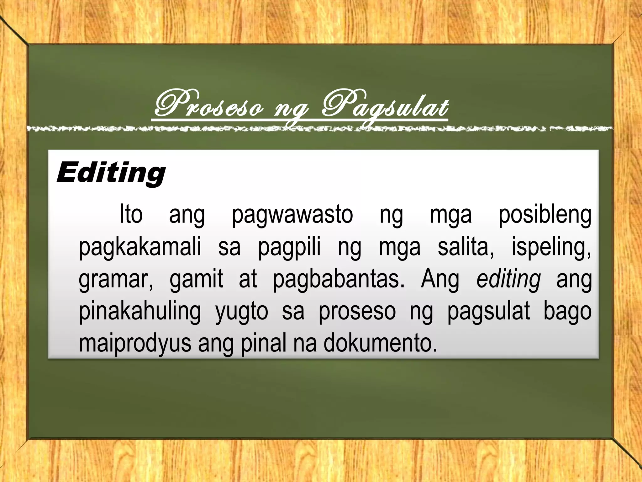 Batayang Kaalaman sa Pagsulat | PPT