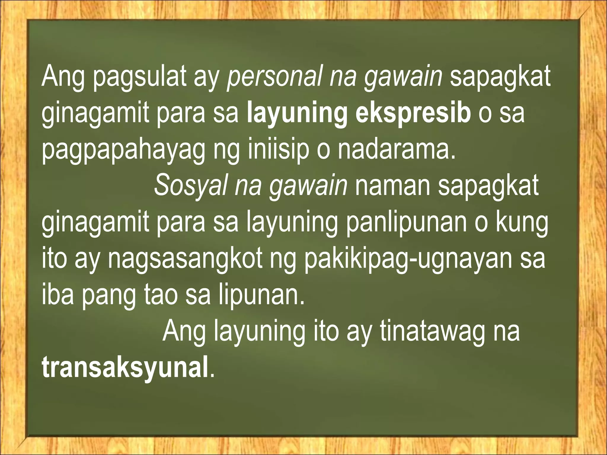 Batayang Kaalaman sa Pagsulat | PPT