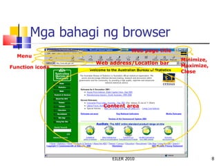 Batayang Pagsasanay Sa Paggamit Ng Internet | PPT