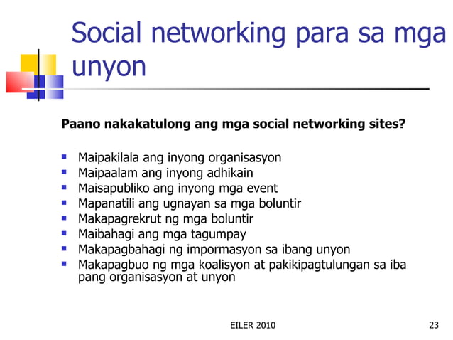 Batayang Pagsasanay Sa Paggamit Ng Internet | PPT