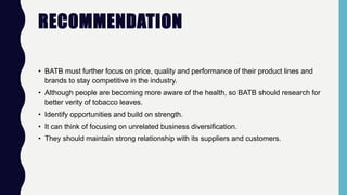 British American Tobacco Bangladesh (BATB) | PPTX