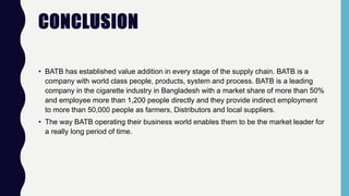 British American Tobacco Bangladesh (BATB) | PPTX