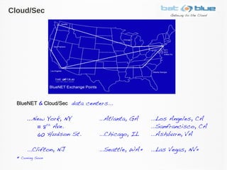 Bat Blue Cloud Sec Presentation 4 | PPT