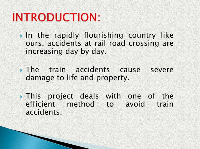 AUTOMATIC RAILWAY GATE CONTROL SYSTEM | PPTX