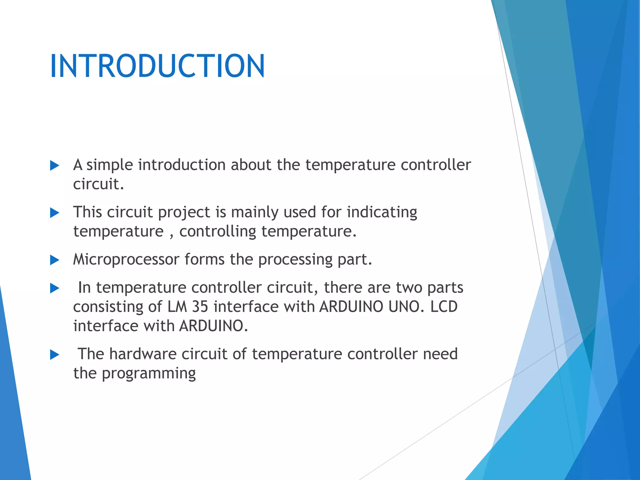 Batch 12(temperature based fan speed control & monitor) | PPT