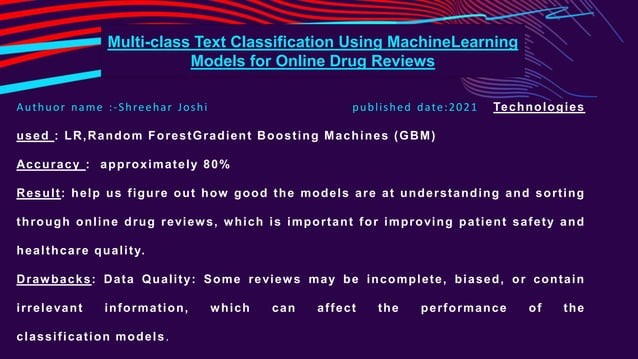 Innovating Multi-Class Text Classification:Transforming Models with ...