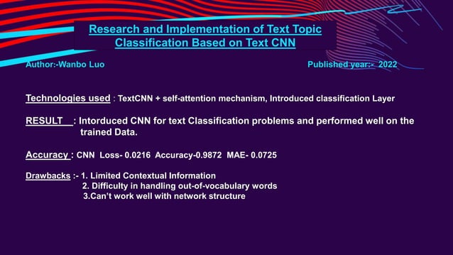 Innovating Multi-Class Text Classification:Transforming Models with ...
