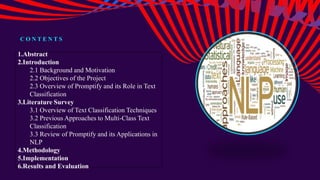 Innovating Multi-Class Text Classification:Transforming Models with propmtify .pptx