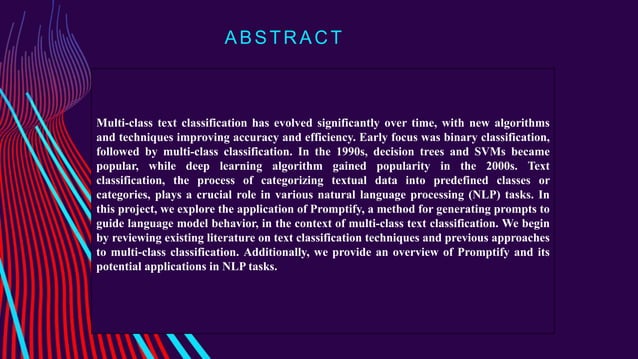 Innovating Multi-Class Text Classification:Transforming Models with propmtify .pptx