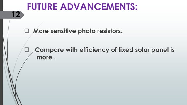 SOLAR TRACKING SYSTEM BY USING MICROCONTROLLER | PPTX
