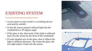 RAIN SENSING AUTOMATIC CAR WIPER BY GADDAM SANJAY | PDF
