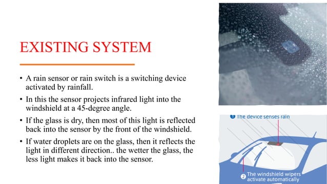 RAIN SENSING AUTOMATIC CAR WIPER BY GADDAM SANJAY | PDF | Weather | Science