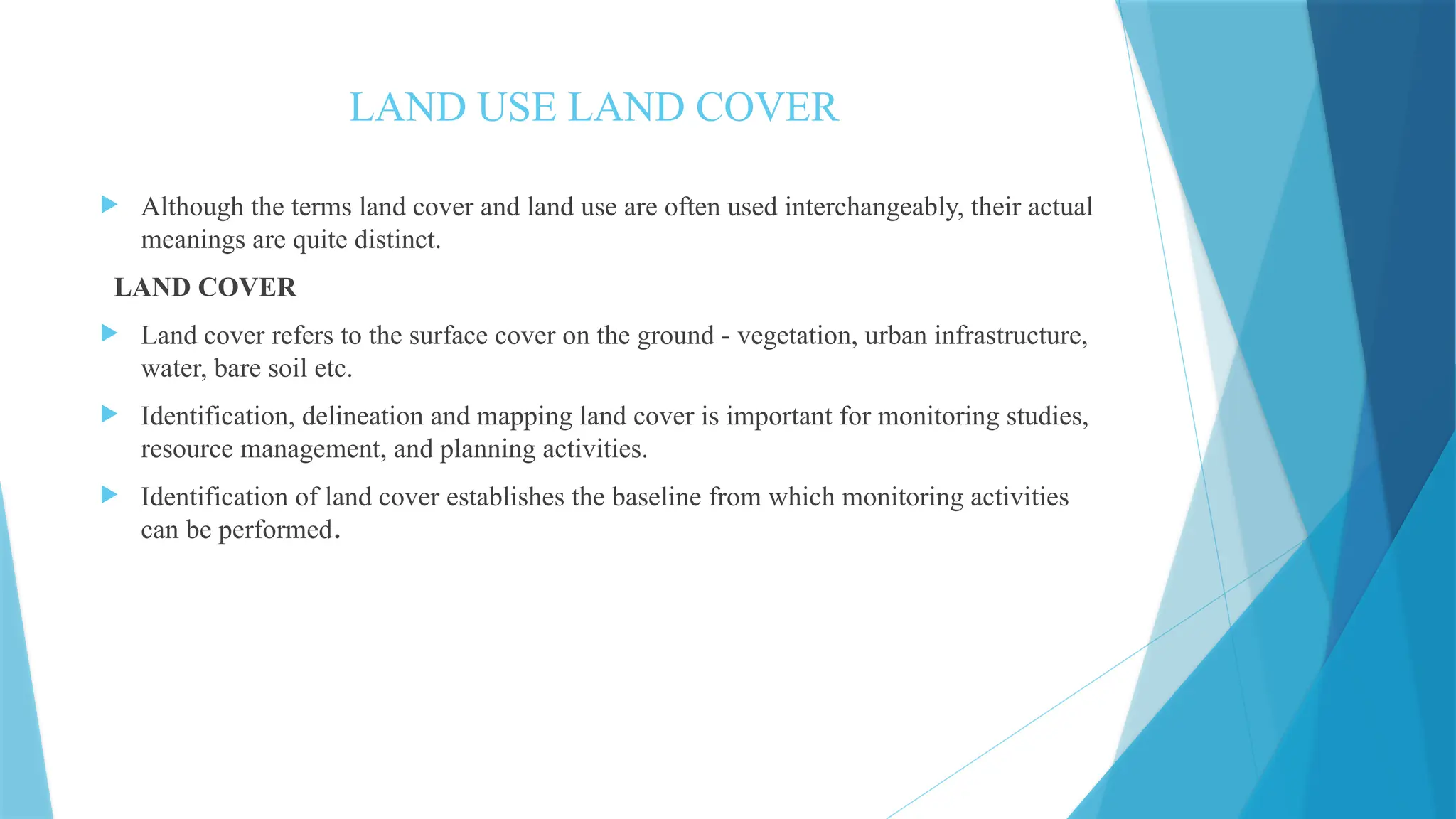 applicaation of land use and land cover mapping.pptx