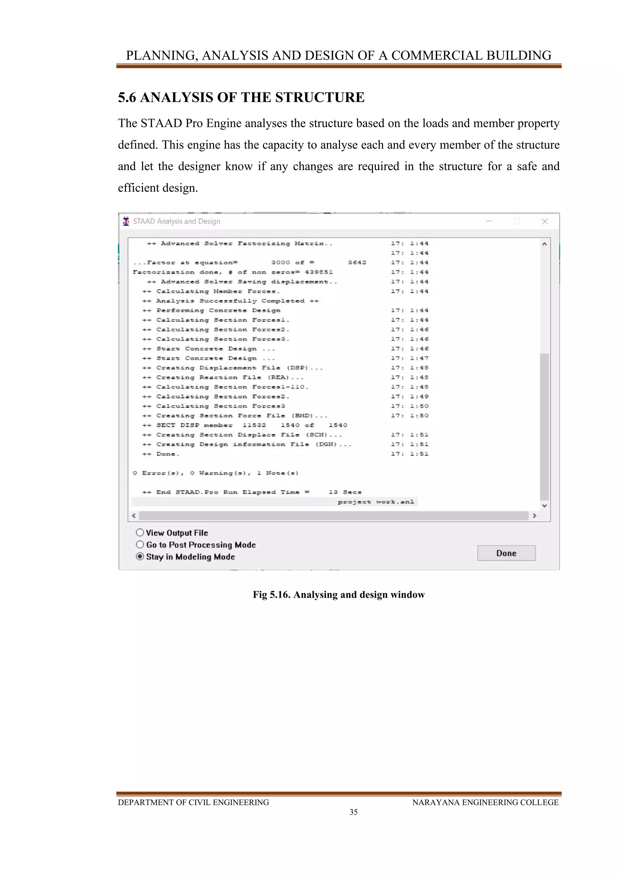 PLANNING AND ANALYSIS OF COMMERCIAL BUILDING PROJECT REPORT.pdf
