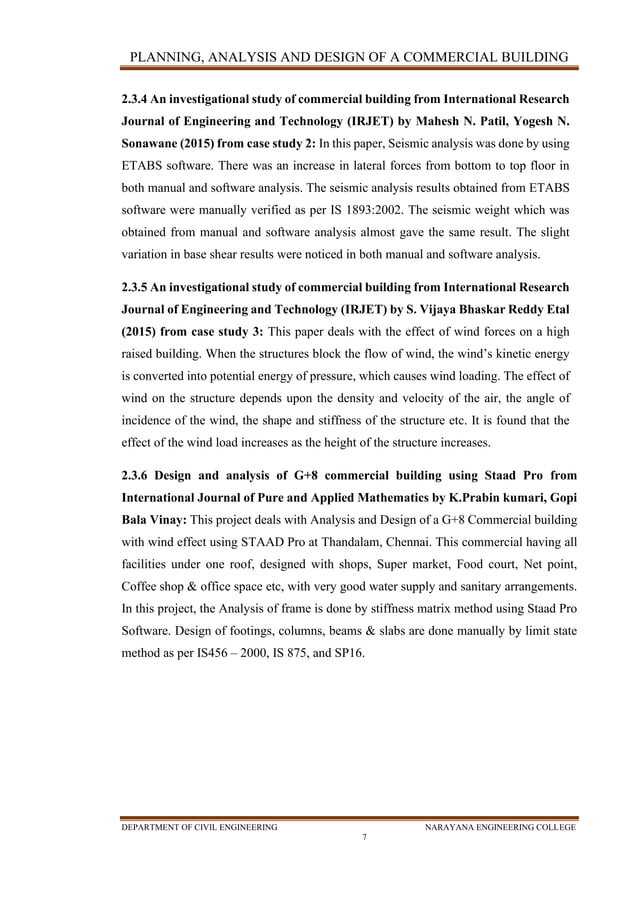 PLANNING AND ANALYSIS OF COMMERCIAL BUILDING PROJECT REPORT.pdf