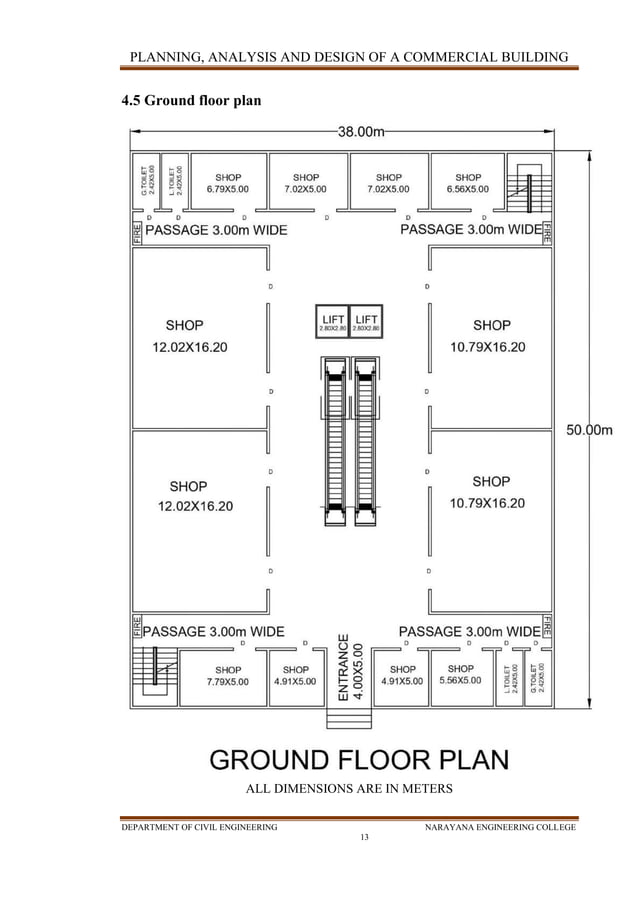 PLANNING AND ANALYSIS OF COMMERCIAL BUILDING PROJECT REPORT.pdf