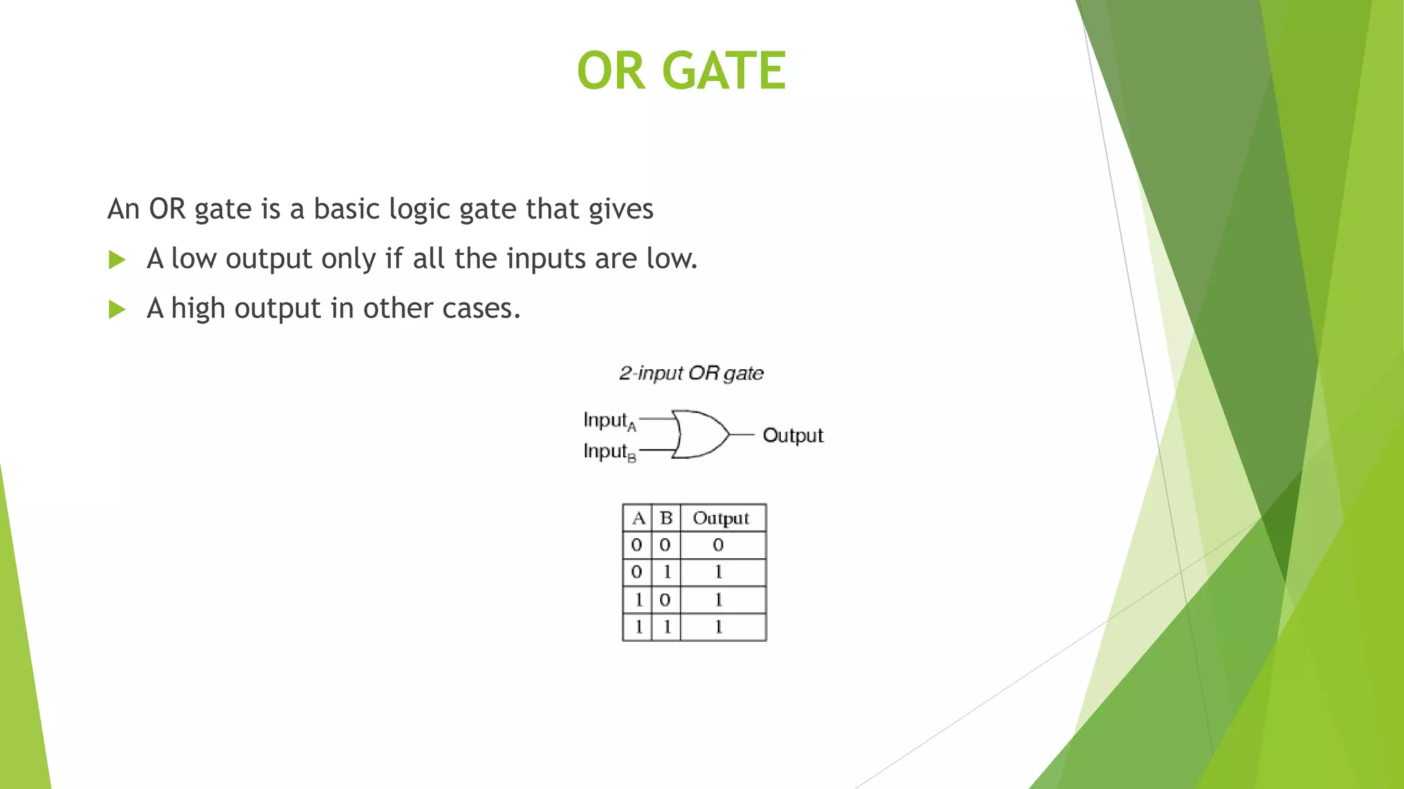 IMPLEMENTATION OF GATES USING DIODES | PPTX