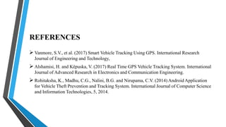 Vehicle fuel monitoring system using iot | PPTX