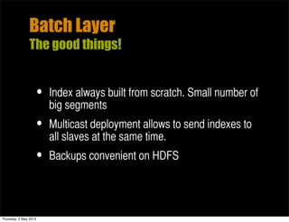 Batch Indexing & Near Real Time, keeping things fast | PPT