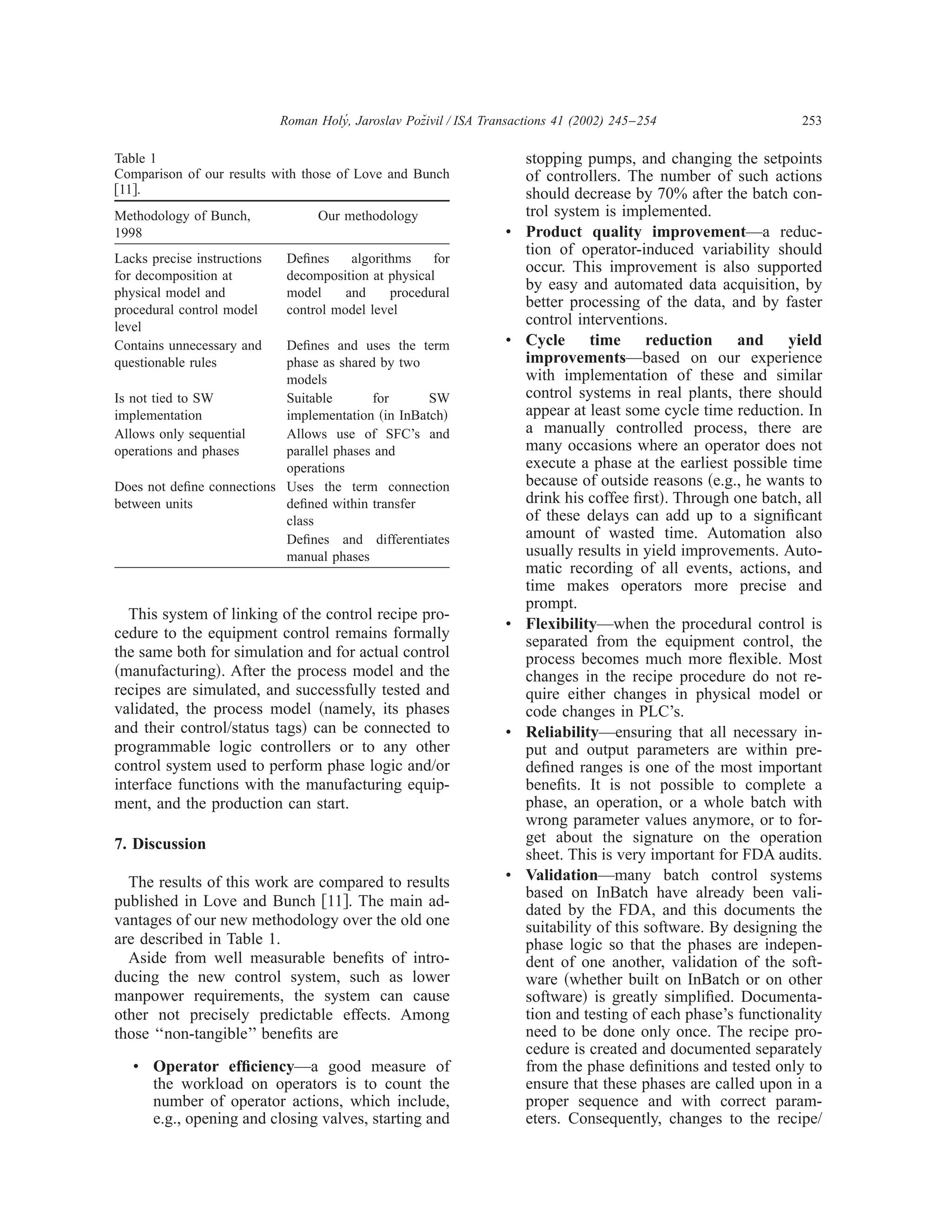 Batch control system project for a pharmaceutical plant | PDF