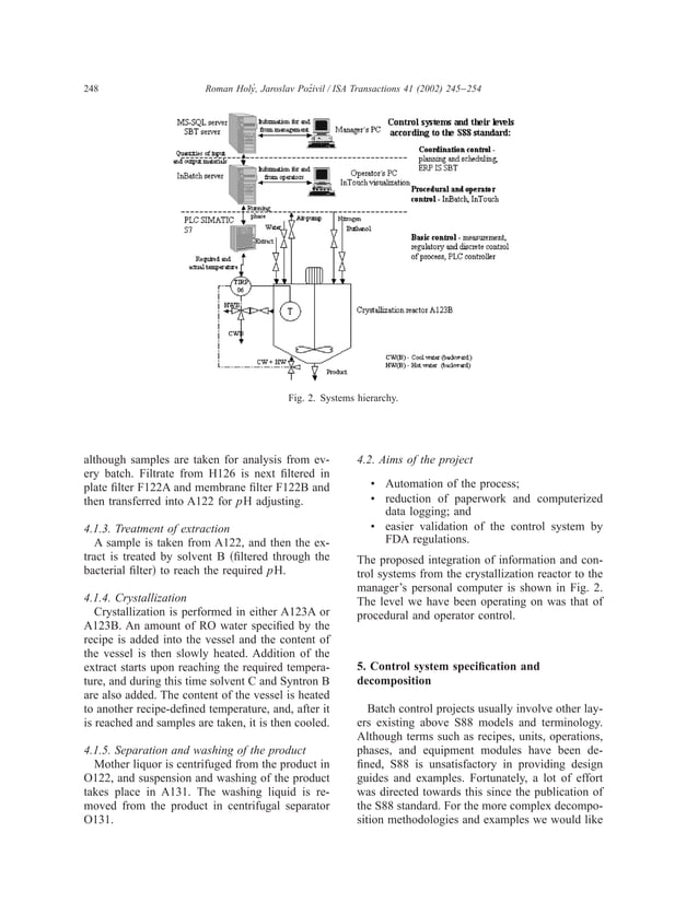 Batch control system project for a pharmaceutical plant | PDF | Computer Software and ...