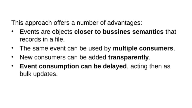 Batch processing in EDA (Event Driven Architectures) | ODP | Databases | Computer Software and ...