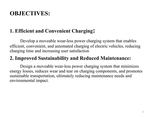 Movable wireless power charging for electric vehicle | PPTX