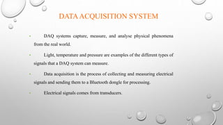 Bluetooth based industrial data acquisation system | PPTX