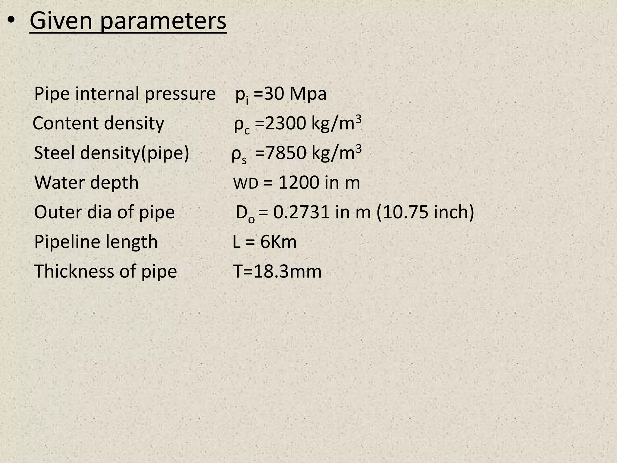modeling and analysis of subsea pipeline by fem | PPTX