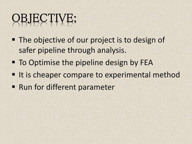 modeling and analysis of subsea pipeline by fem | PPTX | Civil Engineering Industry | Industries