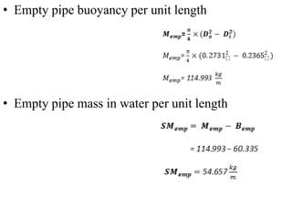 modeling and analysis of subsea pipeline by fem | PPTX