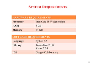 Detection of Android Malware using recurrent neural network | PPT
