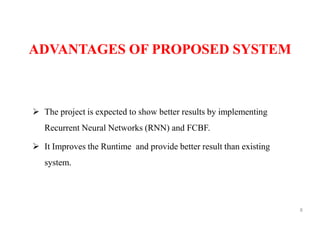 Detection of Android Malware using recurrent neural network | PPT