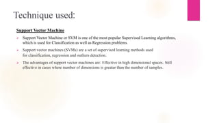 Project on fake currency recognition using image processing ppt final ...