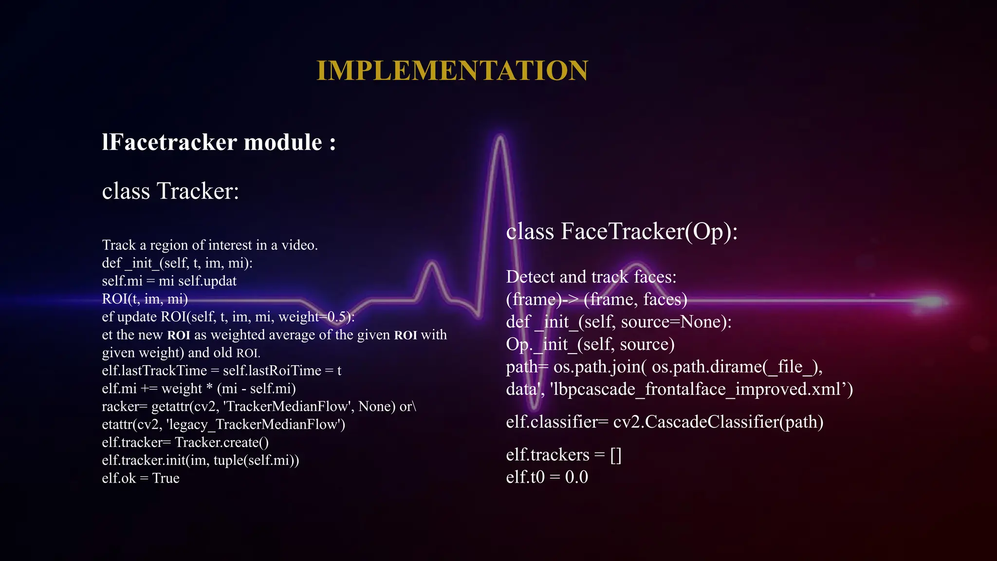 Face recognition based heart beat prediction | PPT
