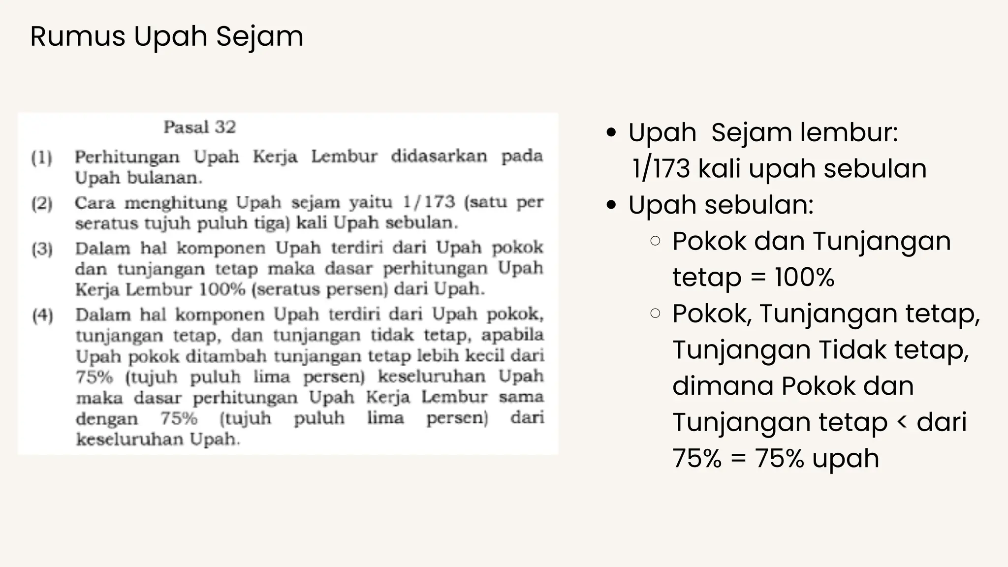 ppt batch 13 untuk pengupahan sesuai UUD | PPT