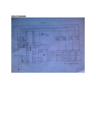 Design of Microwave oven using 8051 micro controller | PDF