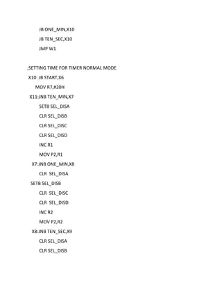 Design of Microwave oven using 8051 micro controller | PDF