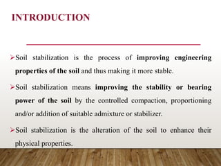 Stabilisation of clay subgrade using sawdust Ash and concrete debris | PPTX