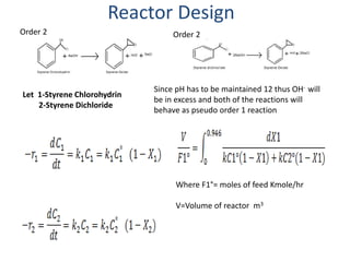 Design and balance : Styrene Oxide Production | PPTX